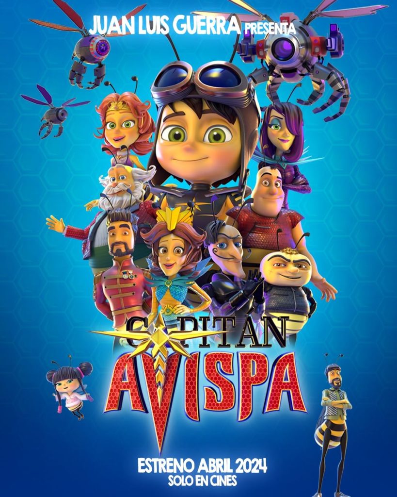 Trailer, poster y fecha de estreno de Capitán Avispa, debut animado de Juan Luis Guerra — Radix