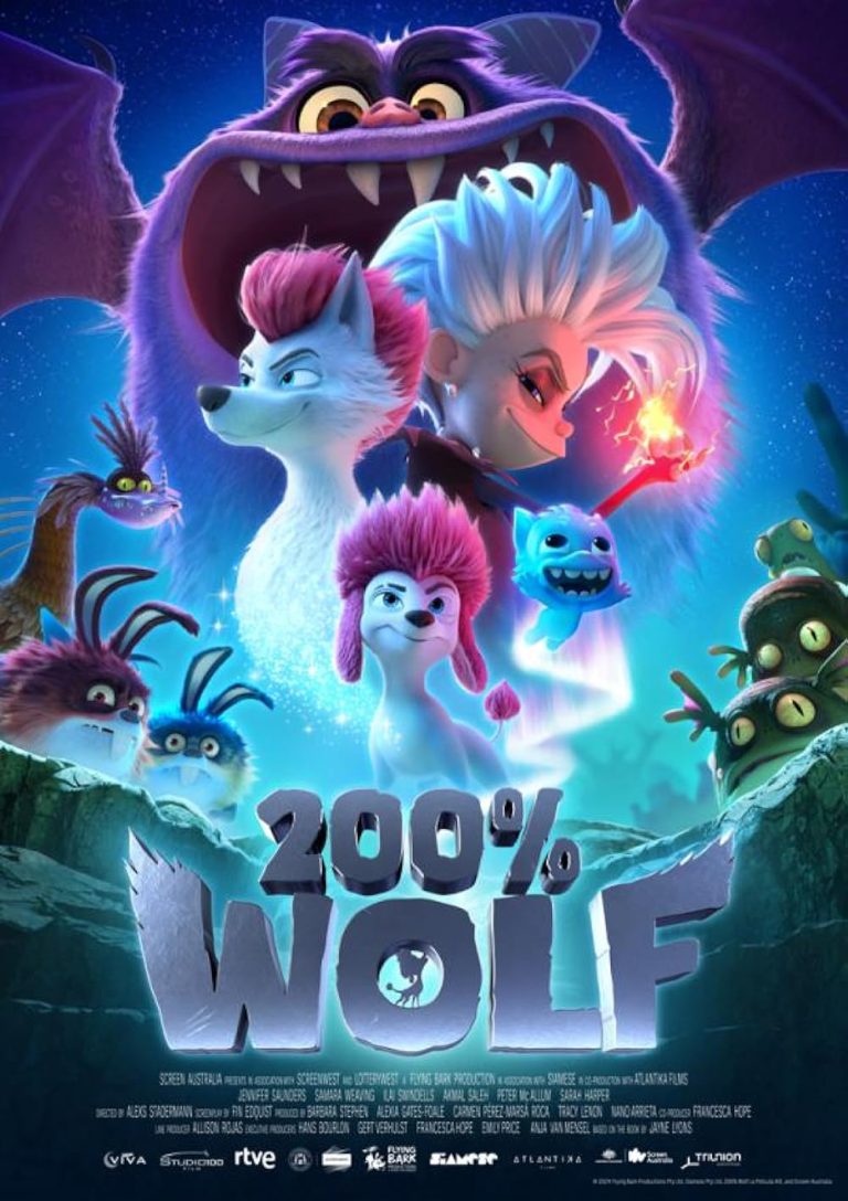 200% Wolf aúlla con su trailer y póster — Radix