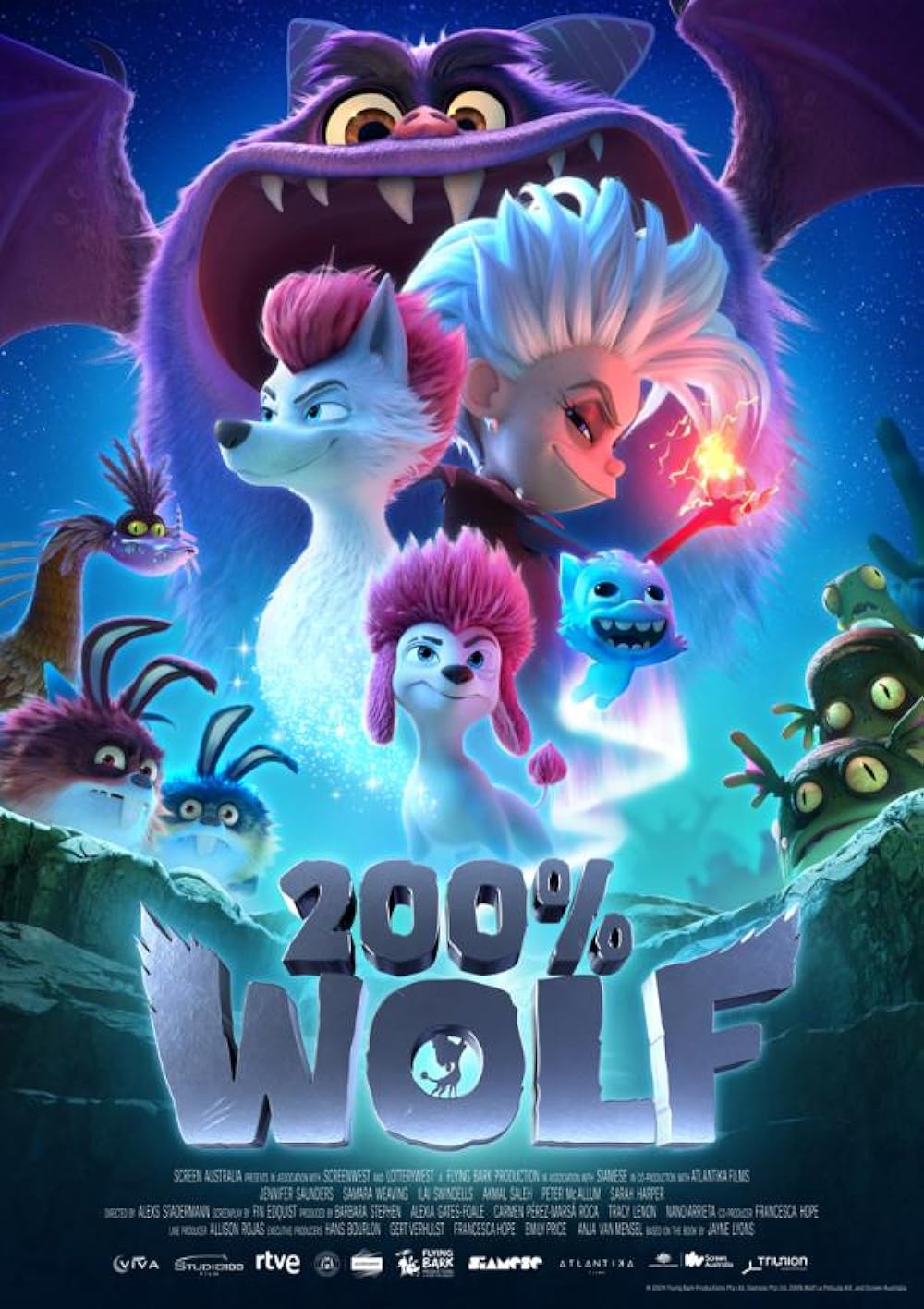 200% Wolf aúlla con su trailer y póster — Radix